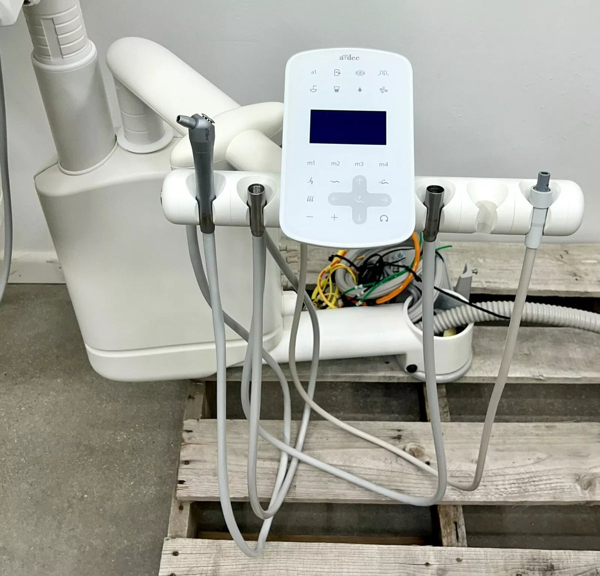 2022 A-dec 541 Rear Delivery & Assistant Table – Pre-Owned Dental Inc.