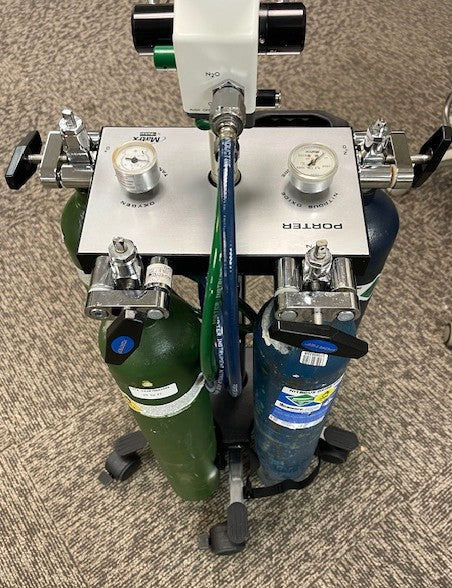 Porter MXR-3000 4-Tank Nitrous Cart – Pre-Owned Dental Inc.