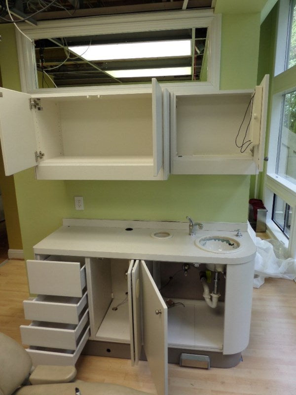 Adec 5731 Side Cabinet with Sink – Pre-Owned Dental Inc.