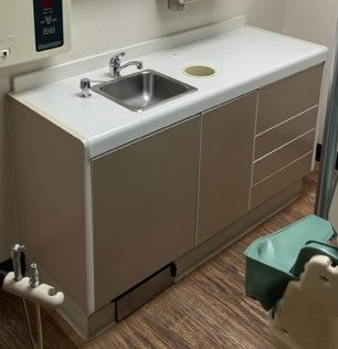 Adec Side Cabinet with Sink – Pre-Owned Dental Inc.
