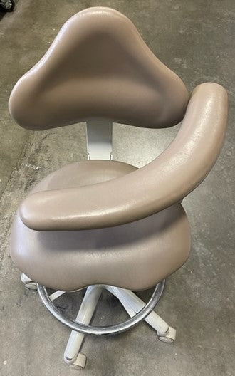 Brewer Assistant Stool with Back – Pre-Owned Dental Inc.