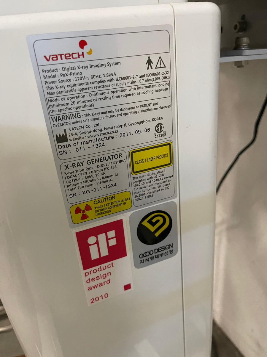 2011 VaTech VAX-Primo Digital Pan – Pre-Owned Dental Inc.